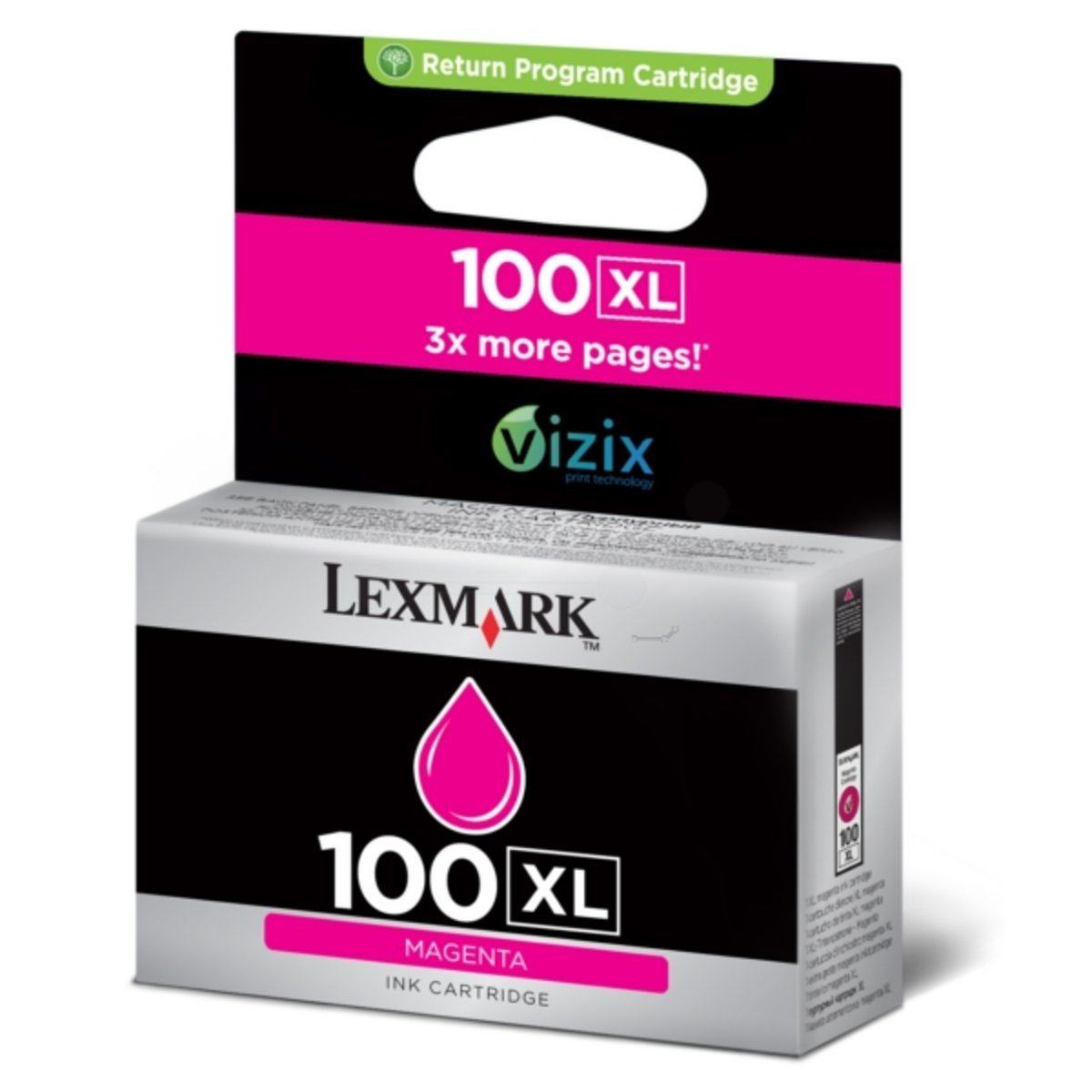 LEXMARK 100XL MAGENTA - השכרת מדפסות ומכונות צילום למשרדים ועסקים ...